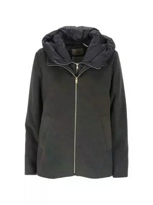 EMME Hooded Zip-up Jacket - Grey
