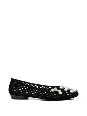 HEAVENLY JELLY Ballet Flats - Black