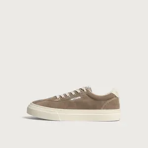 S.W.C STEPNEY WORKERS CLUB Dellow 02 Suede Sneaker - Warm Grey