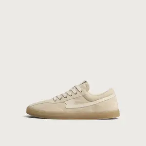 S.W.C STEPNEY WORKERS CLUB Surma S-strike Suede Sneaker - Oat