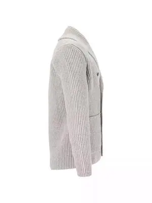 AL DUCA D’AOSTA 1902 Double-breasted Shawl-collar Cardigan