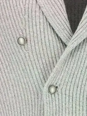 AL DUCA D’AOSTA 1902 Double-breasted Shawl-collar Cardigan