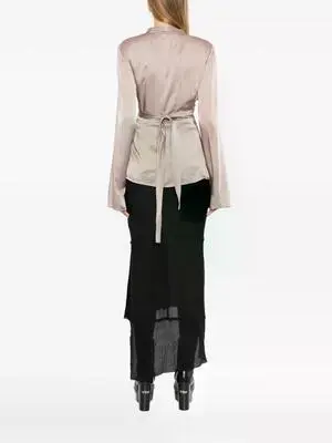 Rick Owens Draped Long-sleeve Top