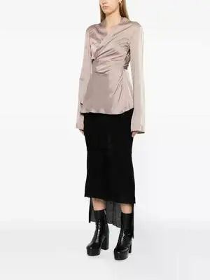 Rick Owens Draped Wrap Top
