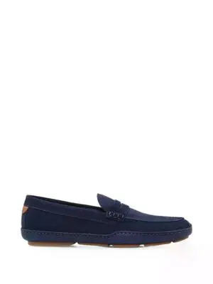 LOTTUSSE Sporting Suede Boat Shoes - Blue