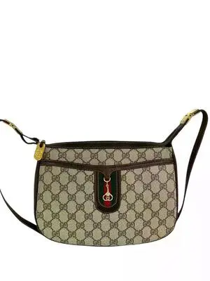 Gucci 1980-1990 Gg Supreme Web Crossbody Bag - Neutrals