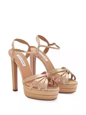 AQUAZZURA Soulmate Sandals - Neutrals
