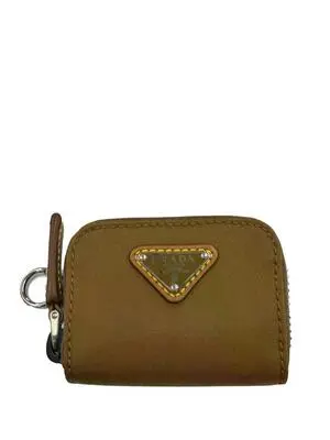 Prada Re Nylon Crossbody Bag With Detachable Pouch - Brown