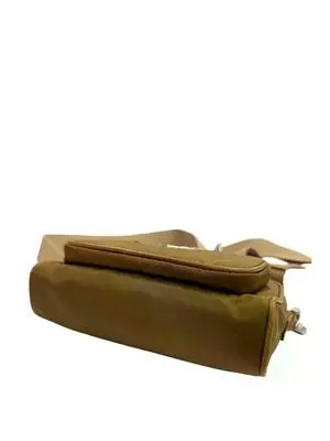 Prada Re Nylon Crossbody Bag With Detachable Pouch - Brown