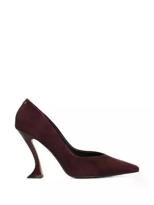 Lola Cruz Eugenia 95 Pointed-toe Pumps - Red