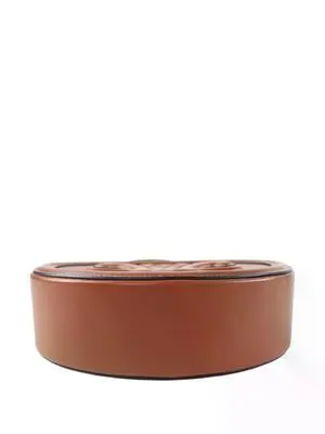 Celine Calfskin Embossed Crossbody Bag - Brown