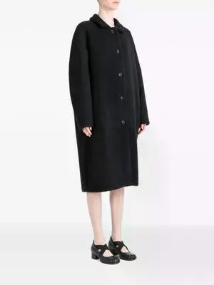 CASEY CASEY Big Blobby Button-up Cashmere Coat