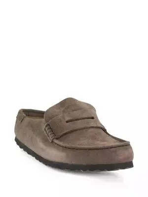 BIRKENSTOCK Naples Calf Suede Mules