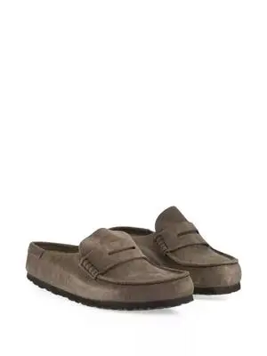 BIRKENSTOCK Naples Calf Suede Mules