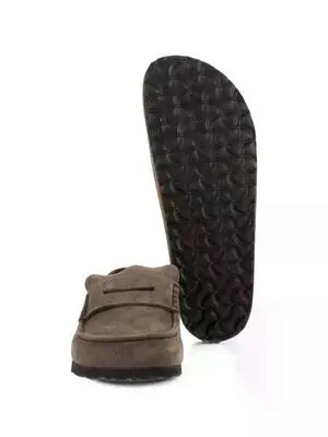 BIRKENSTOCK Naples Calf Suede Mules