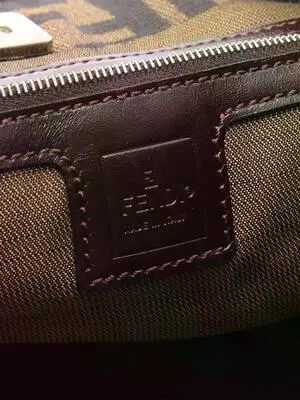 Fendi 2000-2010 Zucca Canvas Handbag