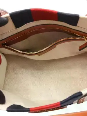 Gucci 2016-2026 Mini Canvas Interlocking G Web Tote Satchel
