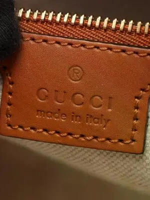 Gucci 2016-2026 Mini Canvas Interlocking G Web Tote Satchel