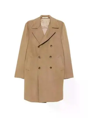 Tagliatore Notch-lapel Double-breasted Coat - Neutrals