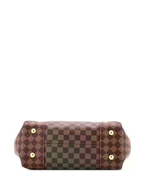 LOUIS VUITTON Caissa Damier Leather Hobo Bag - Red