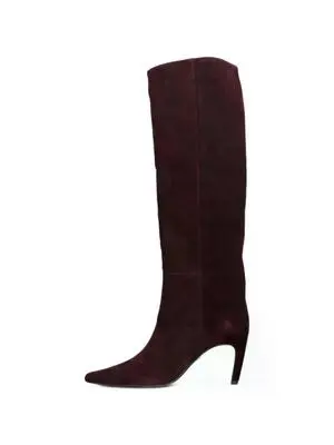 Lola Cruz Pointed-toe Knee-length Boots