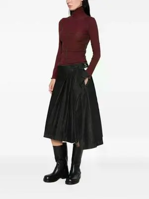 BASERANGE Ribbed Knit High Neck Top