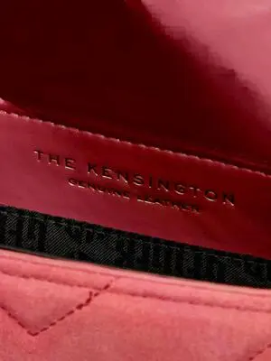 Kurt Geiger Kensington Quilted Suede Shoulder Bag - Pink