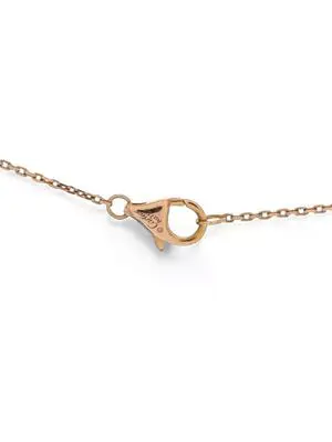 Cartier Amulette De Pendant 18k Rose Gold With Onyx And Diamond Xs Necklace - Pink