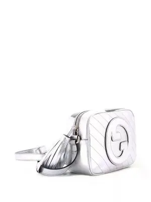 Gucci Blondie Nm Camera Shoulder Bag Quilted Leather - Silver