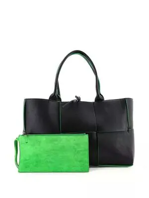 Bottega Veneta Arco Maxi Intrecciato Leather Medium Tote Bag