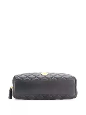 Versace Quilted Leather Shoulder Bag