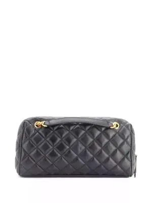 Versace Quilted Leather Shoulder Bag