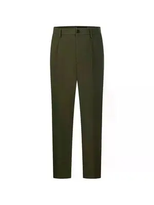 DEPARTMENT 5 Pleated Straight-leg Trousers - Green
