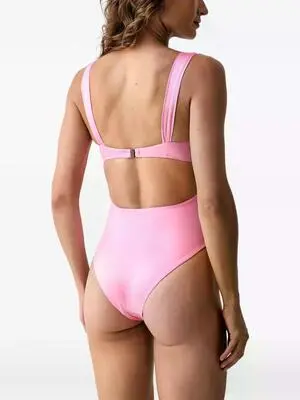 Kurt Geiger Eagle-plaque Cut-out Swimsuit