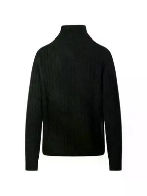 ALLUDE Ribbed-knit Roll-neck Sweater