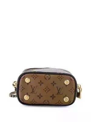 LOUIS VUITTON Vanity Handbag Reverse Monogram Canvas Pm Satchel