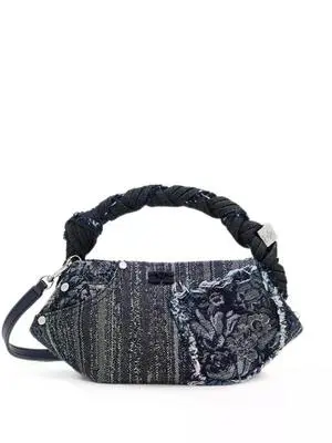 GANNI Mini Bou Bag In Denim - Blue