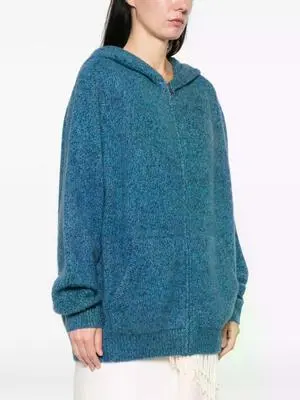 Frenckenberger Zip-up Knit Cardigan
