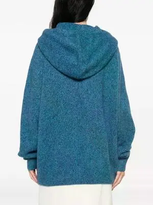 Frenckenberger Zip-up Knit Cardigan