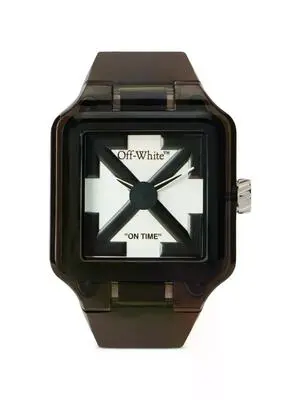 Off-White Proto 01 Transparent Square Watch - White