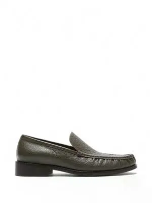 Acne Studios Leather Loafers - Green
