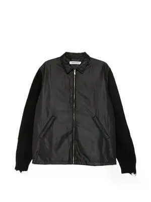 Undercover Panelled Zip-up Jacket - Black