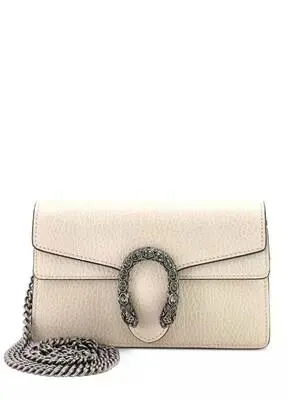 Gucci Dionysus Super Mini Clutch Bag - Neutrals