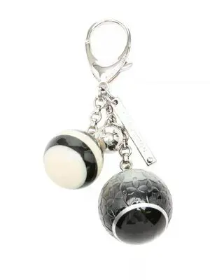 LOUIS VUITTON 2000-2026 Resin Mini Lin Croisette Ball Bag Charm Key Chain