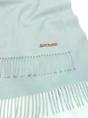 Acne Studios Fringe Wool Scarf – Narrow