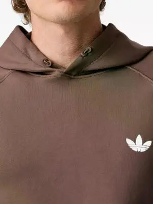 Adidas Logo-print Raglan-sleeve Hoodie