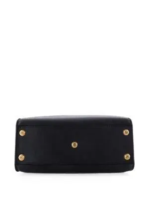 LOUIS VUITTON On My Side Leather With Monogram Canvas Mm Tote Bag