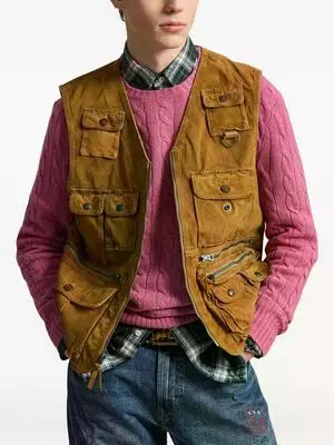 Polo Ralph Lauren Suede Utility Gilet