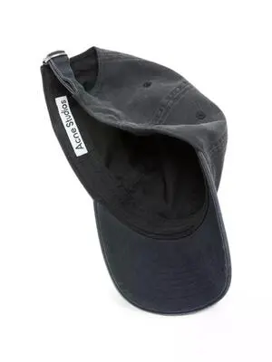 Acne Studios Face Stud Cap - Black