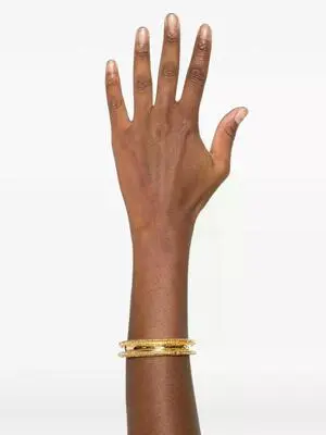 Isabel Marant Étoile Byrne Layered-effect Textured Bracelet